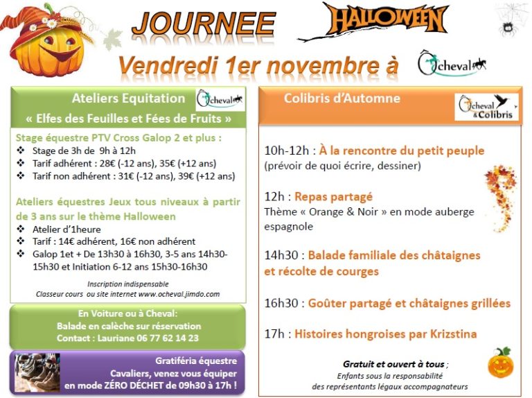 Journée Halloween – Ôcheval